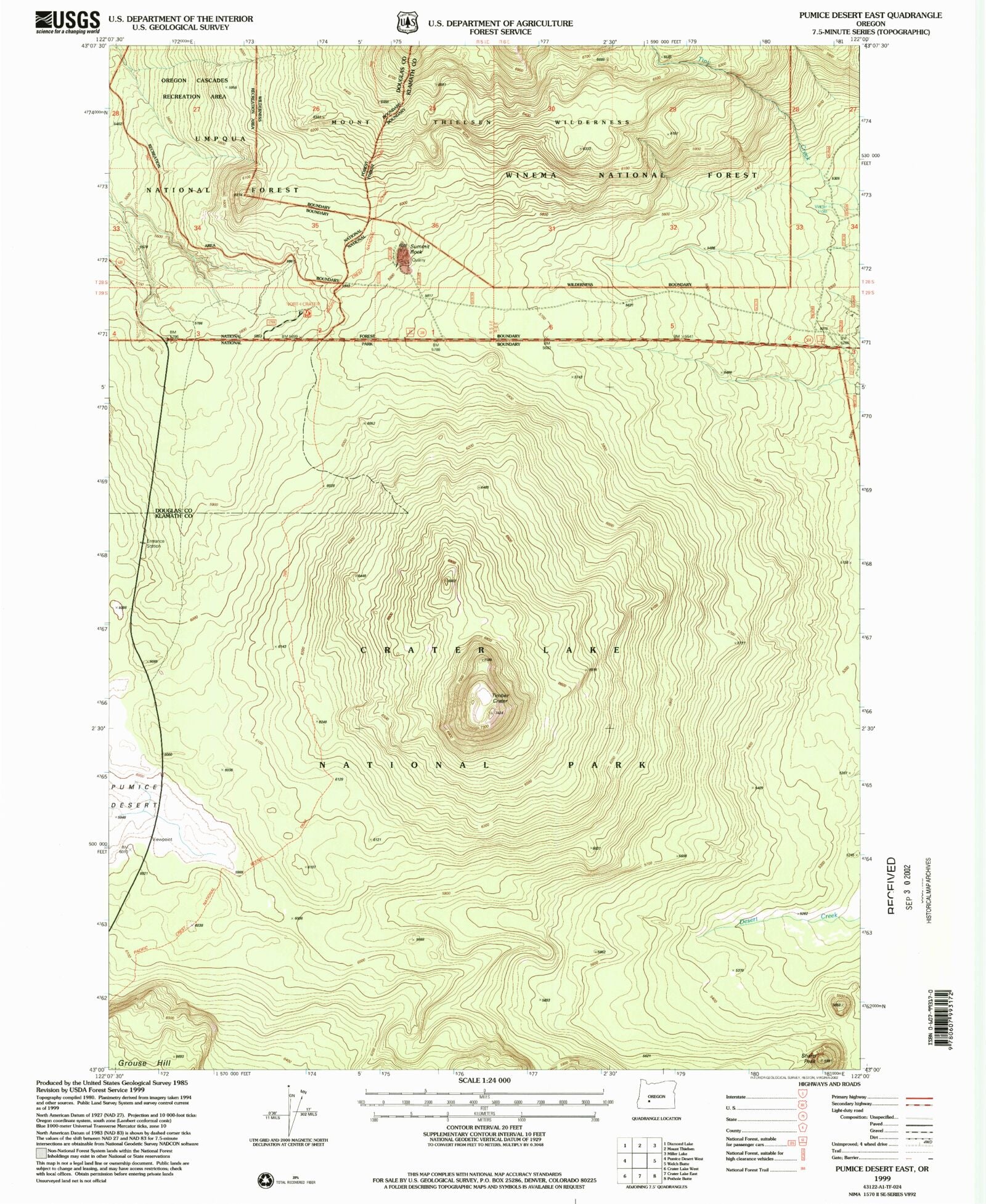 Classic USGS Pumice Desert East Oregon 7.5'x7.5' Topo Map – MyTopo Map Store