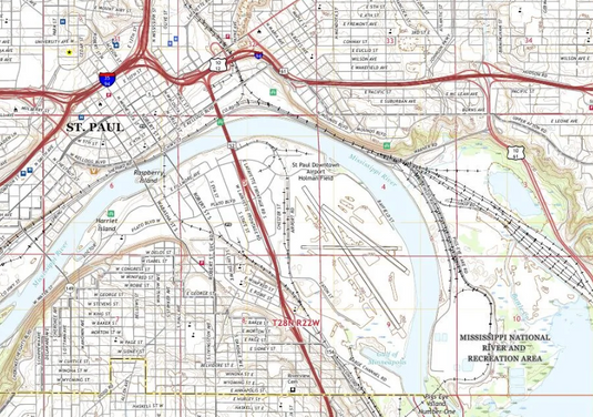 US Topo Minnesota – MyTopo Map Store