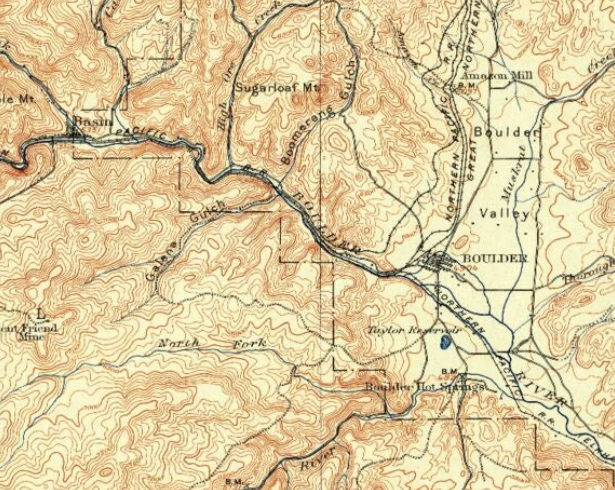 Historic Montana – MyTopo Map Store