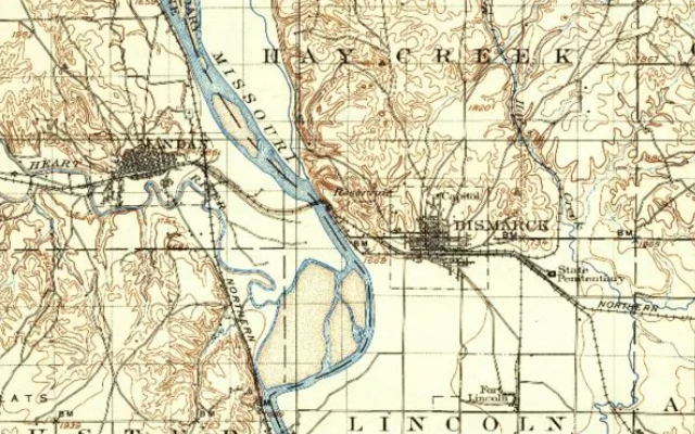 Historic North Dakota – MyTopo Map Store