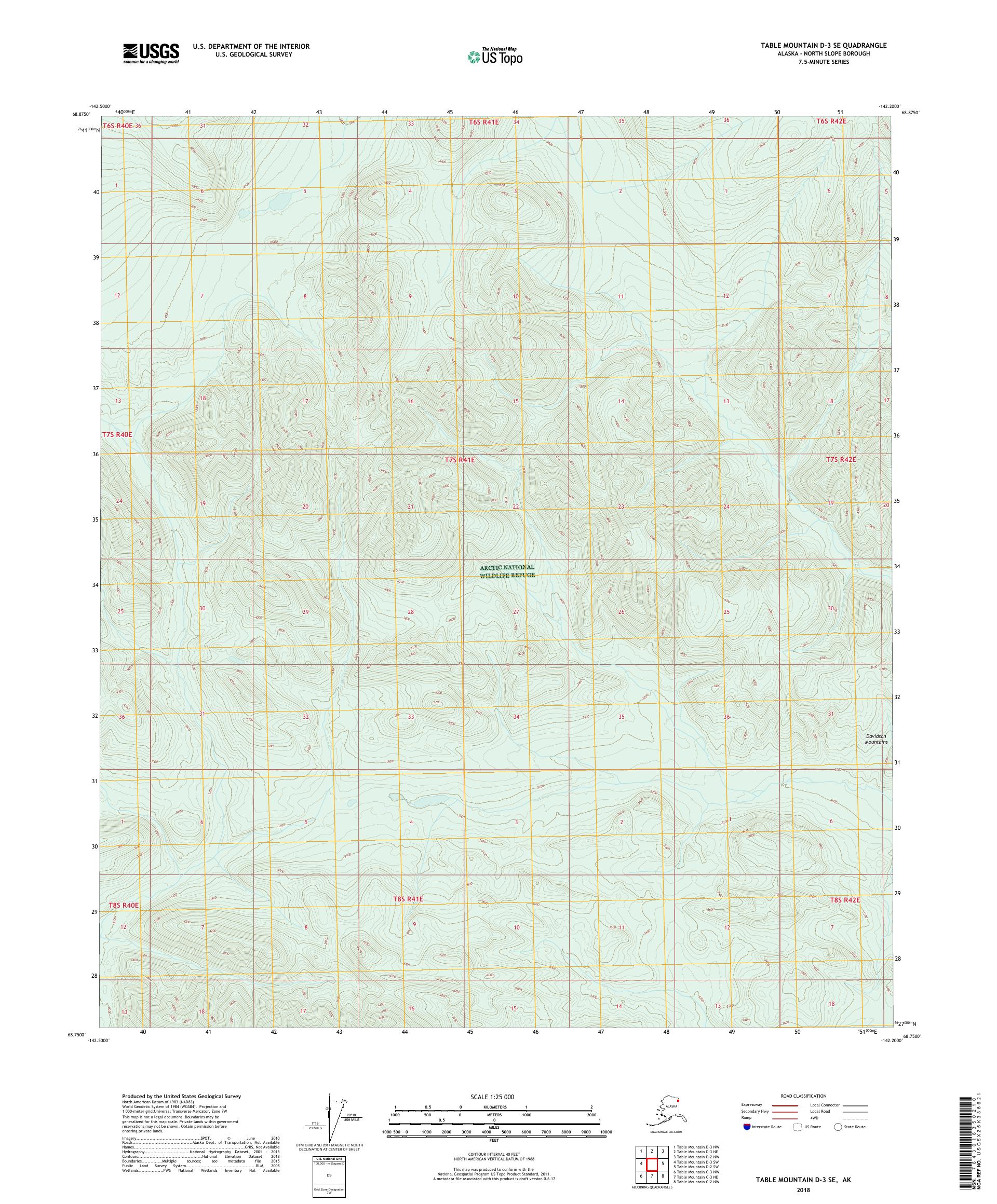 Table Mountain D-3 SE Alaska US Topo Map – MyTopo Map Store