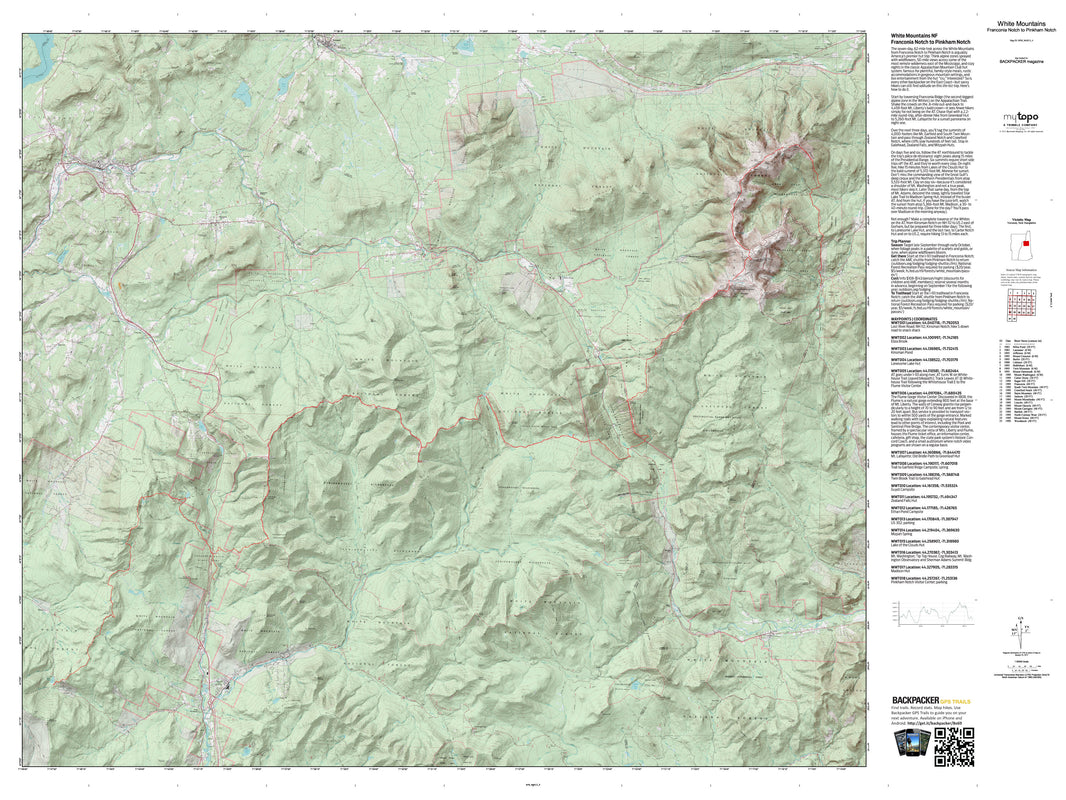 Backpacker Hiking Maps – MyTopo Map Store