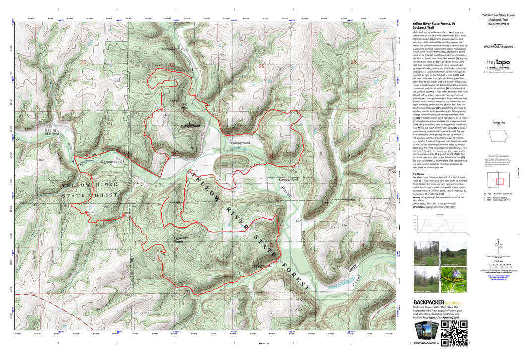 Backpacker Hiking Maps – MyTopo Map Store