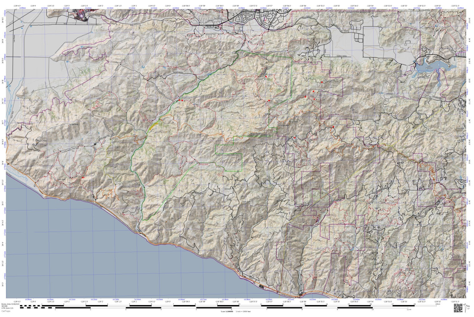 Boney Area – MyTopo Map Store