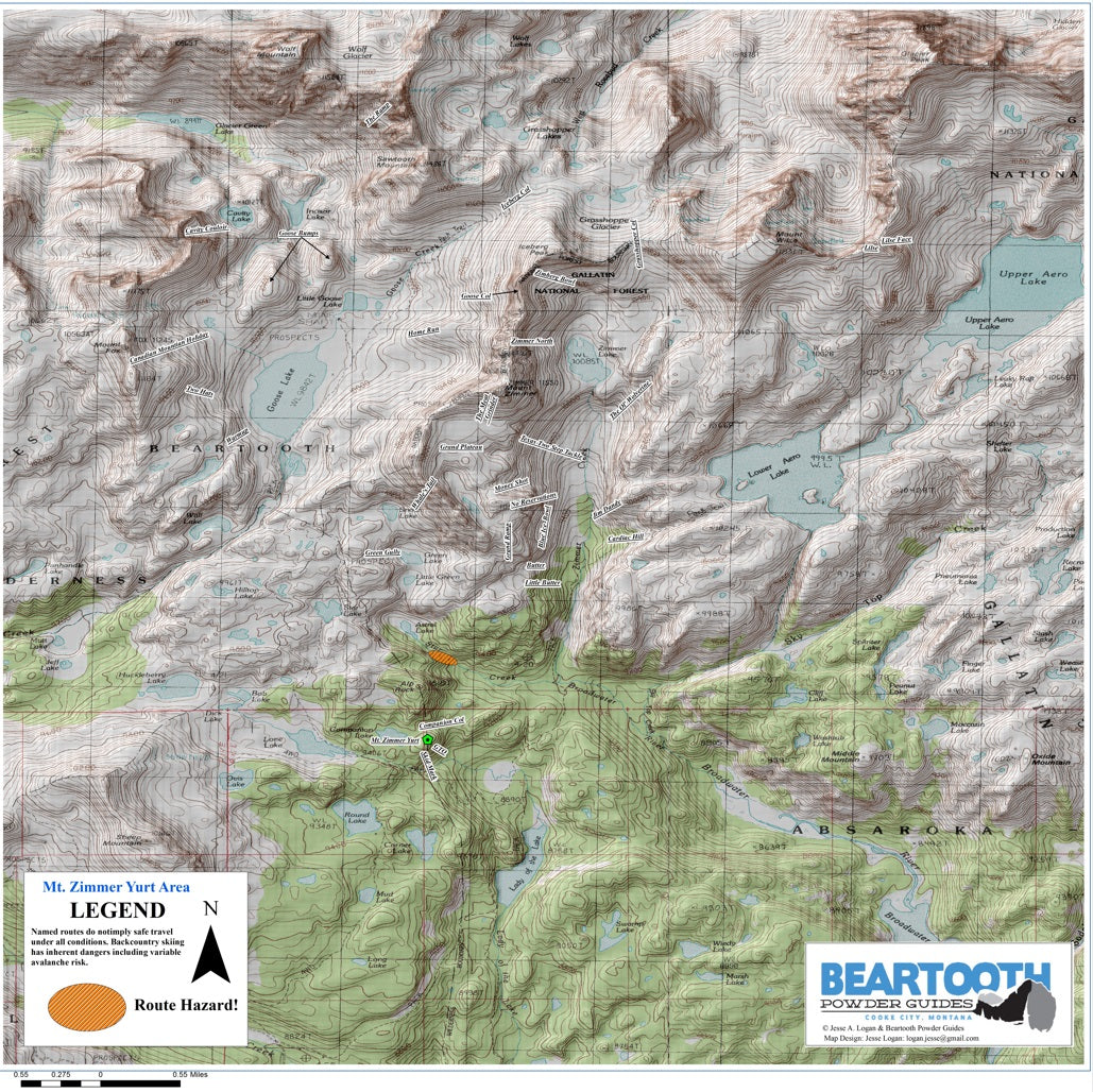 Mt. Zimmer Yurt – MyTopo Map Store