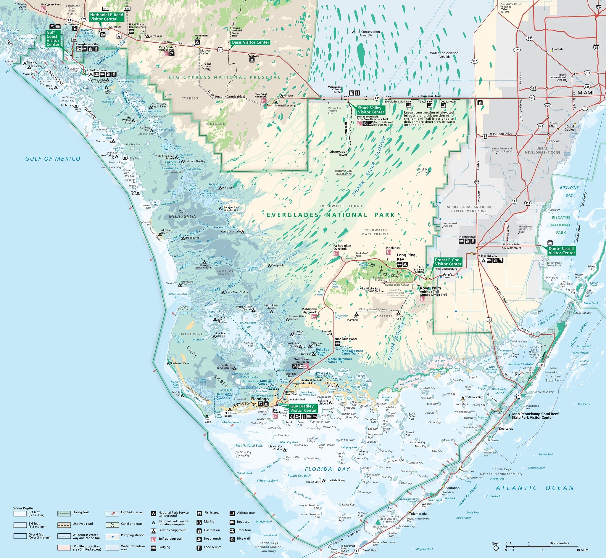 Everglades National Park Map – MyTopo Map Store