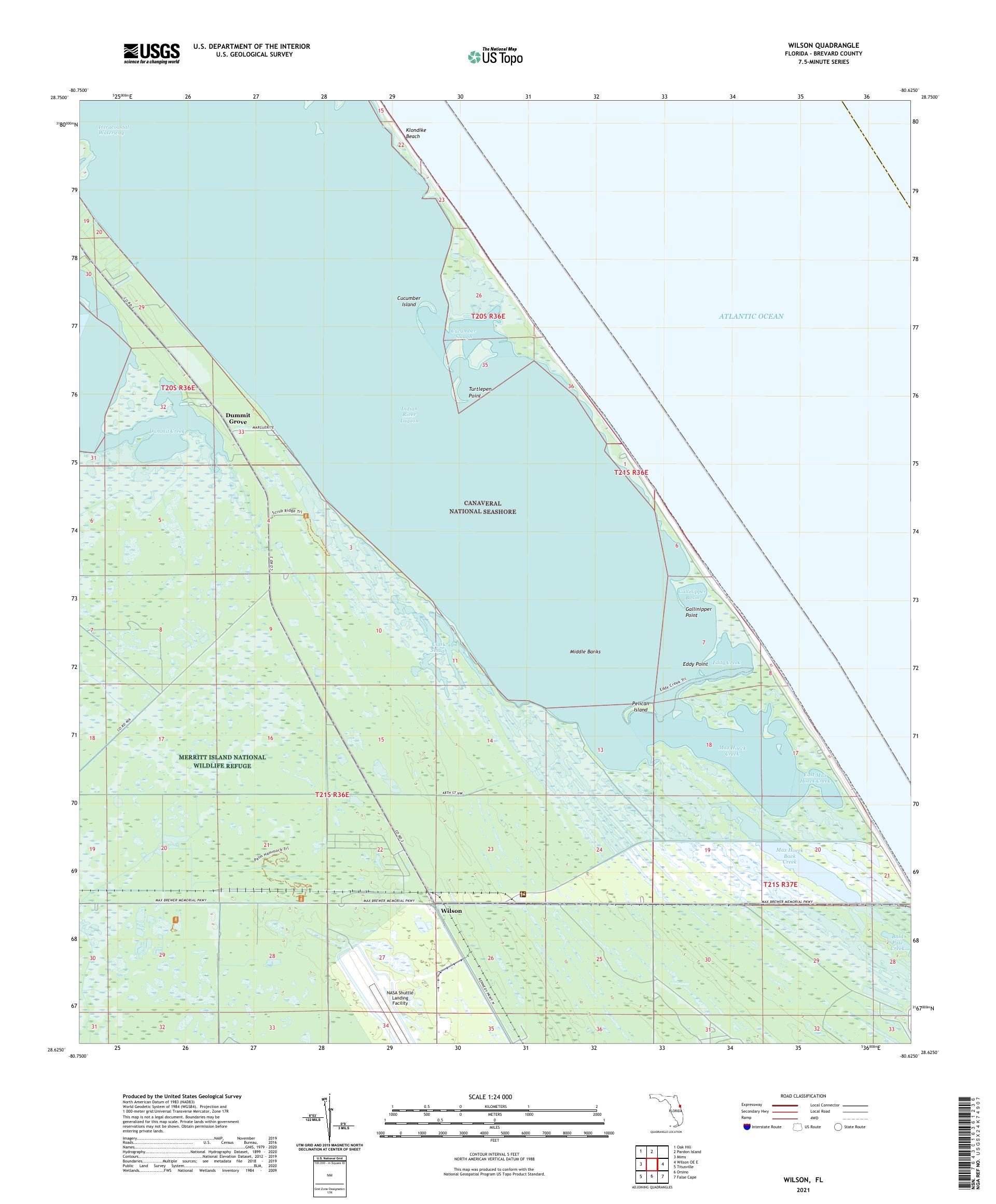 Wilson Florida US Topo Map – MyTopo Map Store