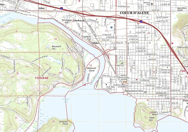 State of Idaho Maps – MyTopo Map Store