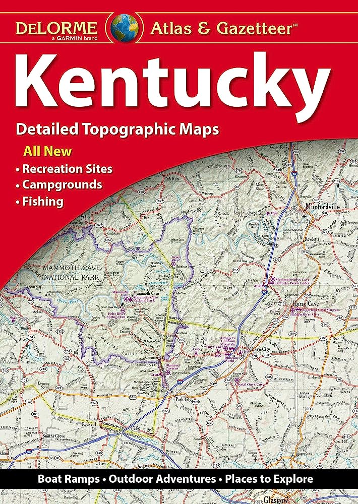 DeLorme Atlas and Gazetteer Kentucky – MyTopo Map Store