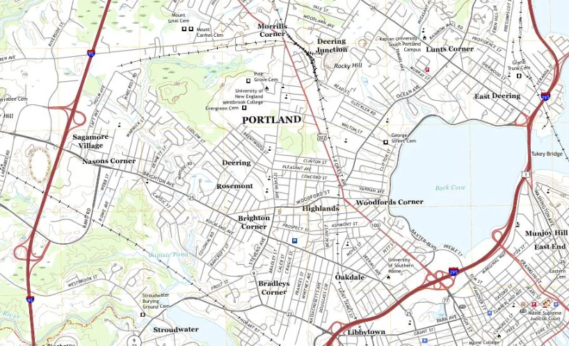 State of Maine Maps – MyTopo Map Store