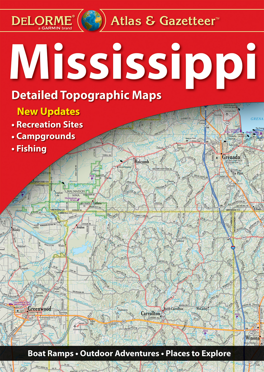 State of Mississippi Maps – MyTopo Map Store