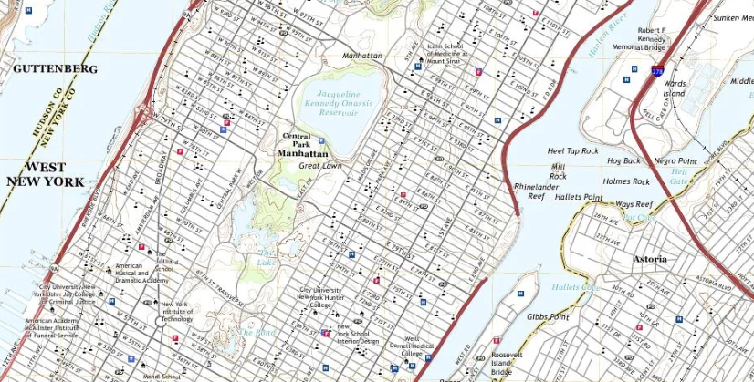 State of New York Maps – MyTopo Map Store