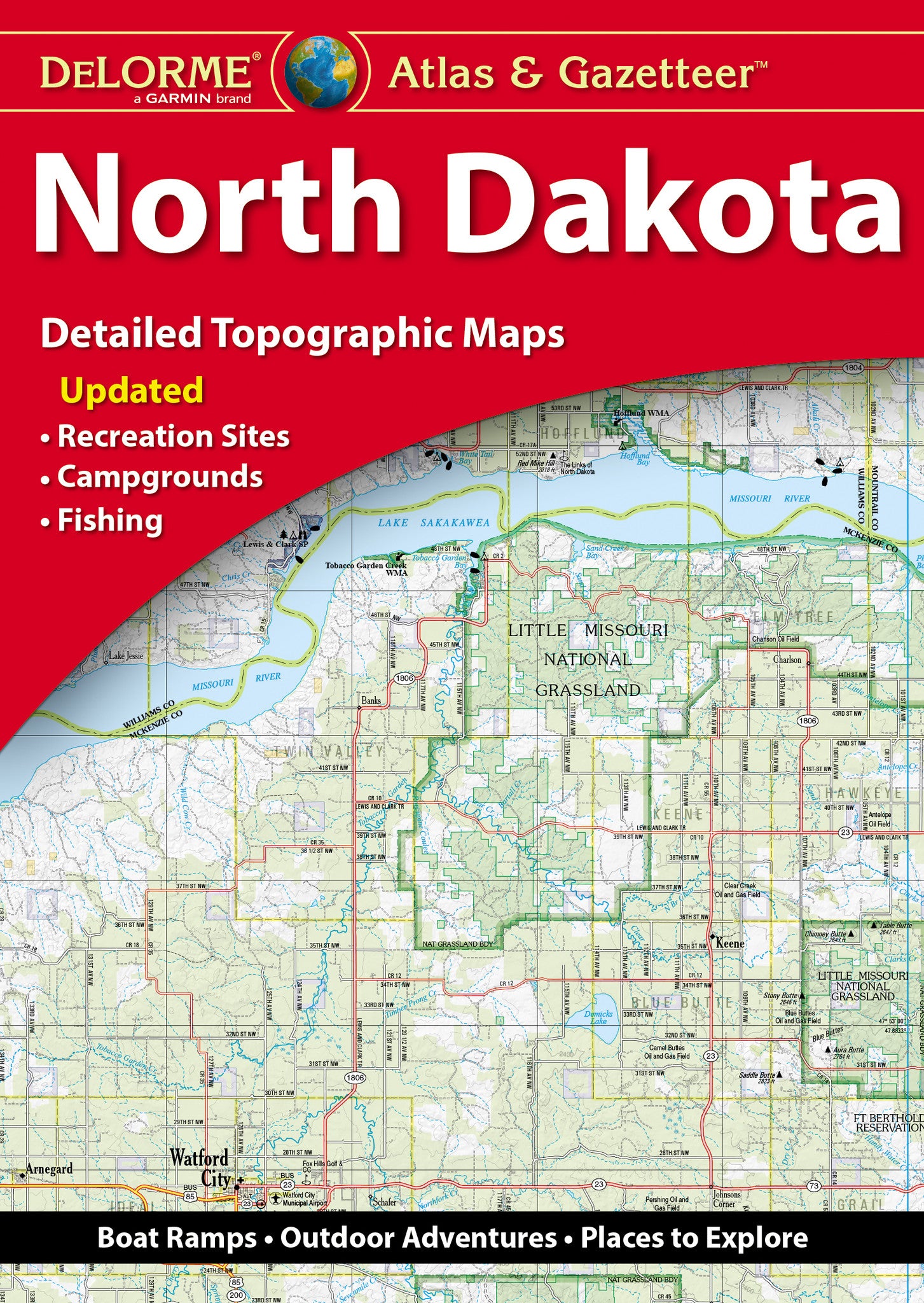 DeLorme Atlas and Gazetteer North Dakota – MyTopo Map Store