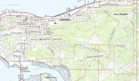 State of Oregon Maps – MyTopo Map Store