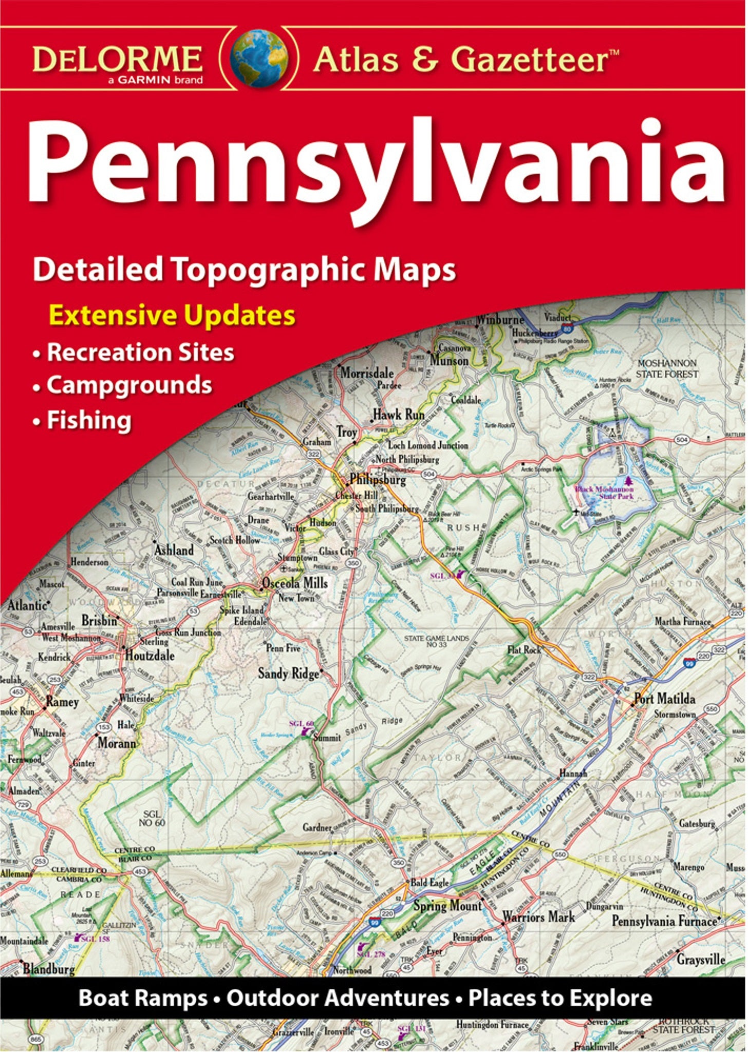 DeLorme Atlas and Gazetteer Pennsylvania – MyTopo Map Store