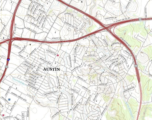 State of Texas Maps – MyTopo Map Store