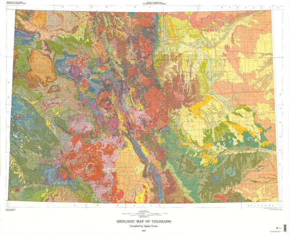 Colorado Geologic Map – MyTopo Map Store