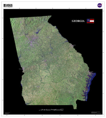 State of Georgia Maps – MyTopo Map Store