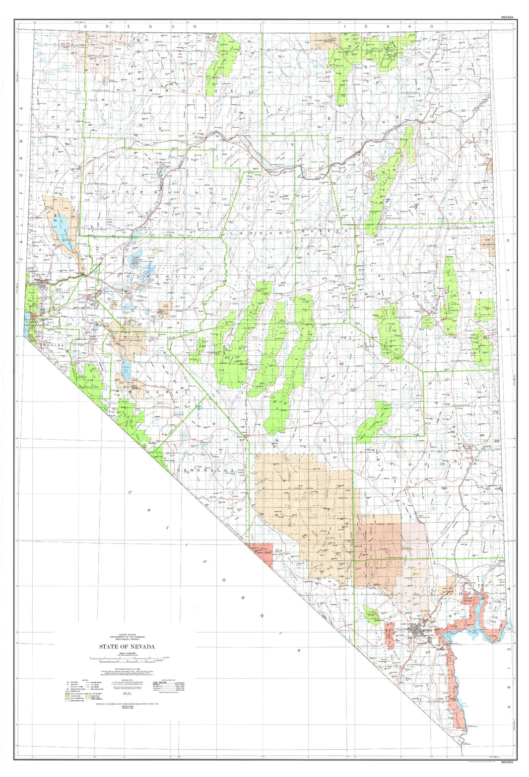 State of Nevada Maps – Page 492 – MyTopo Map Store
