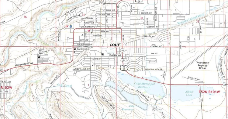 State of Wyoming Maps – MyTopo Map Store