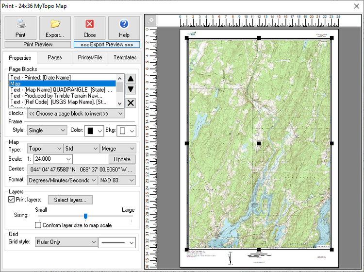 TNP Upload – MyTopo Map Store