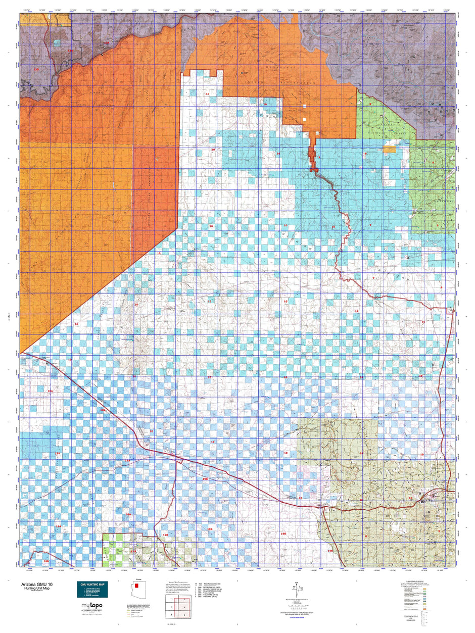 Gmu Hunting Unit Maps Mytopo Map Store