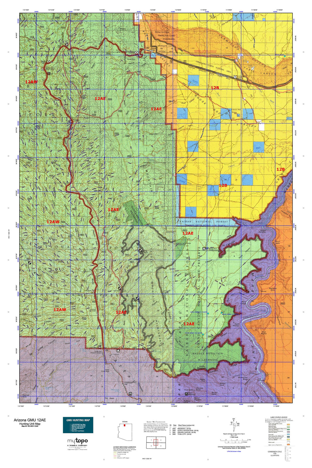 GMU Hunting Unit Maps – MyTopo Map Store