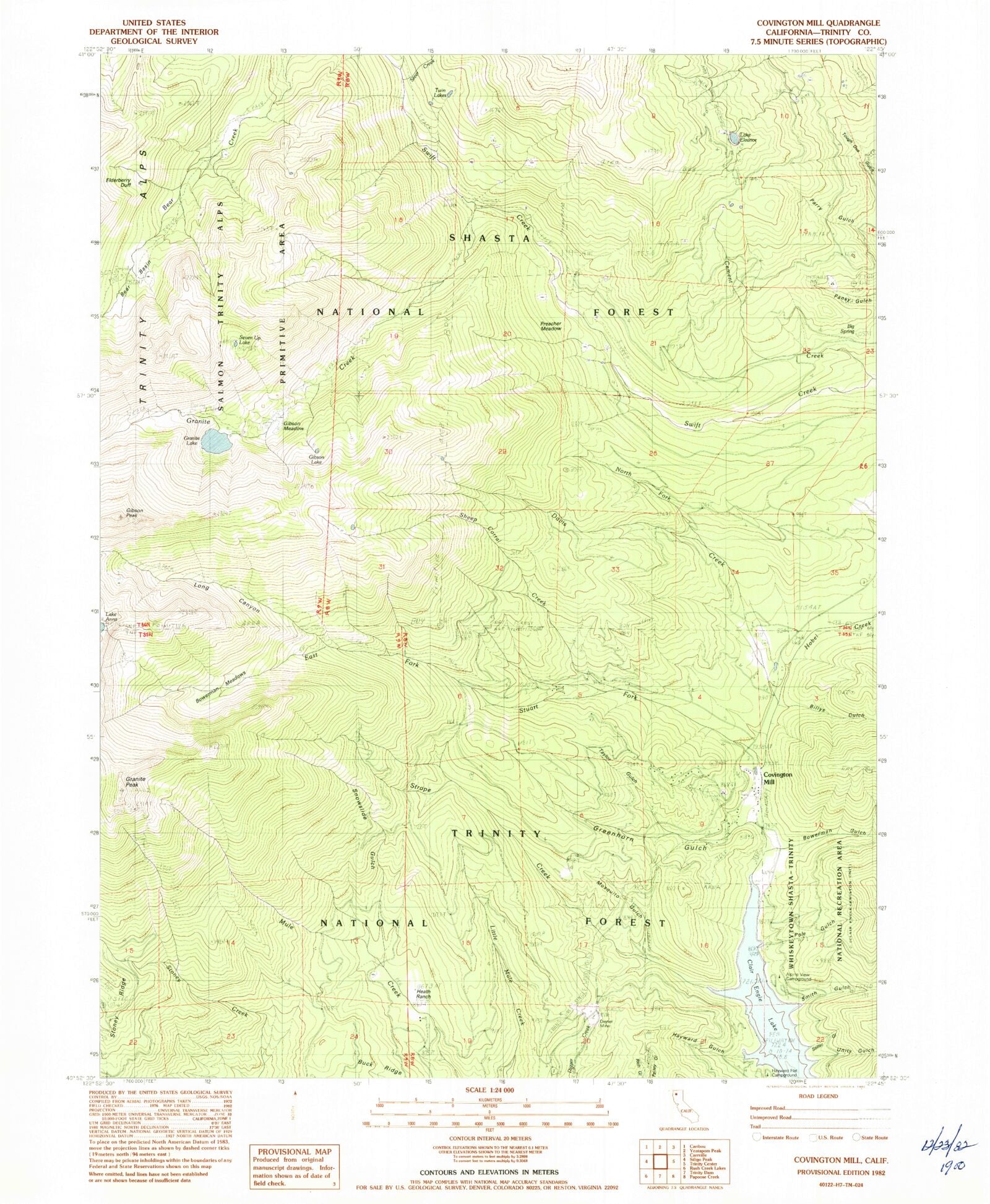 USGS Classic Covington Mill California 7.5'x7.5' Topo Map – MyTopo Map ...