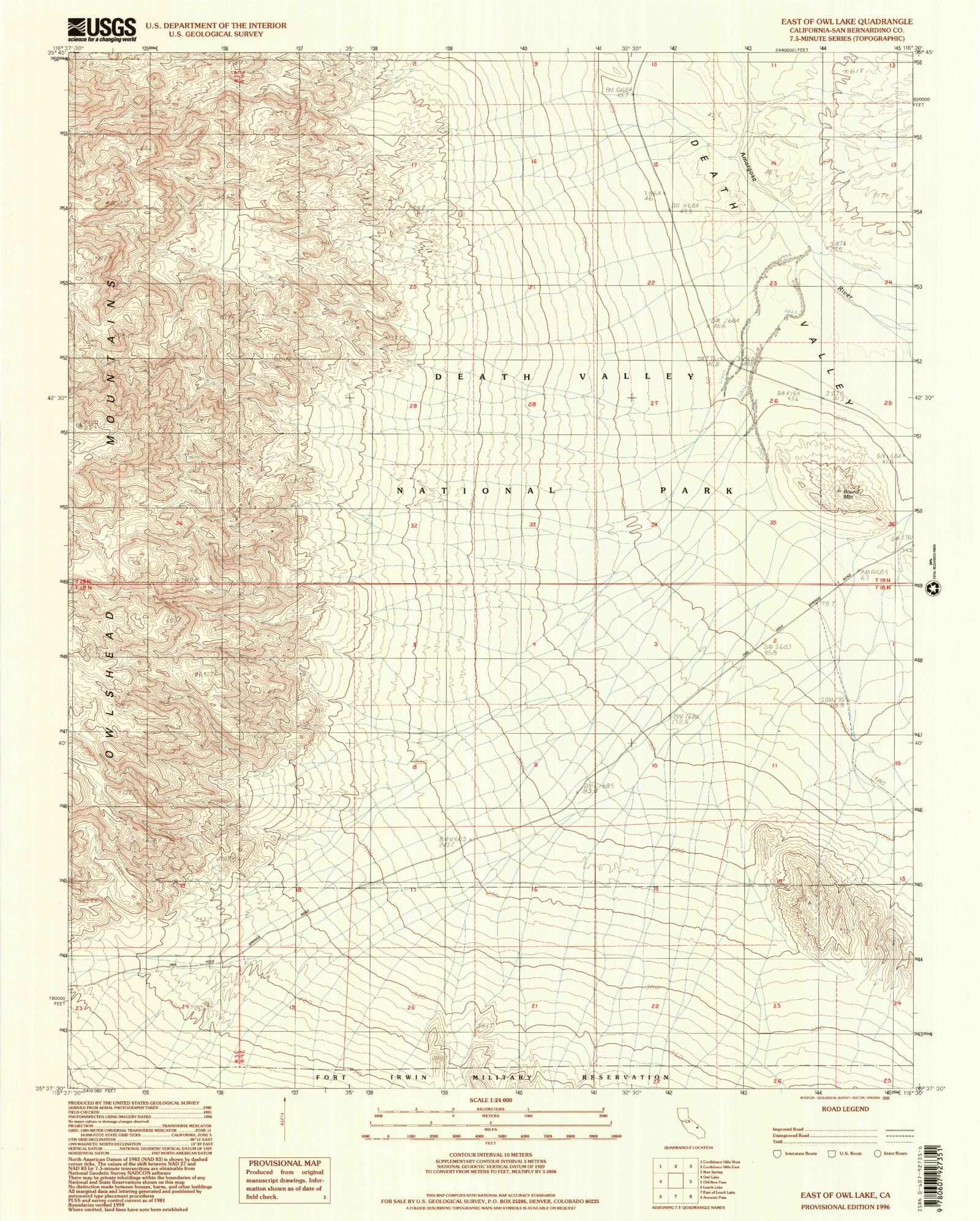 Classic USGS East of Owl Lake California 7.5'x7.5' Topo Map – MyTopo ...