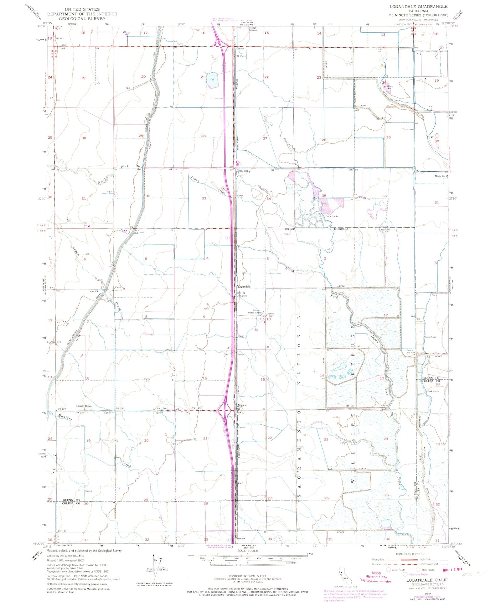 Classic USGS Logandale California 7.5'x7.5' Topo Map – MyTopo Map Store