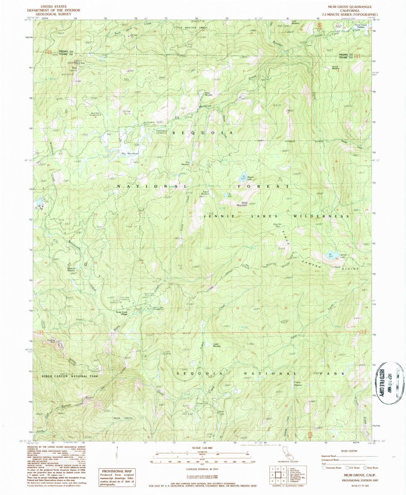 USGS Classic Muir Grove California 7.5'x7.5' Topo Map – MyTopo Map Store
