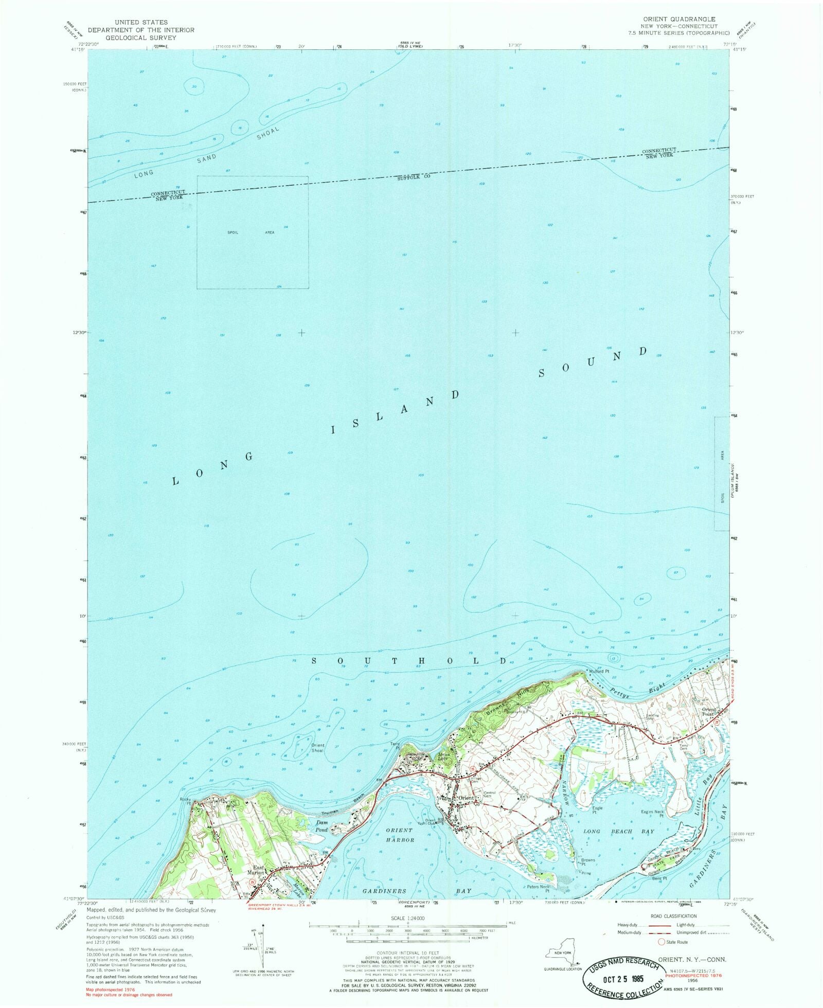 Classic USGS Orient New York 7.5'x7.5' Topo Map – MyTopo Map Store
