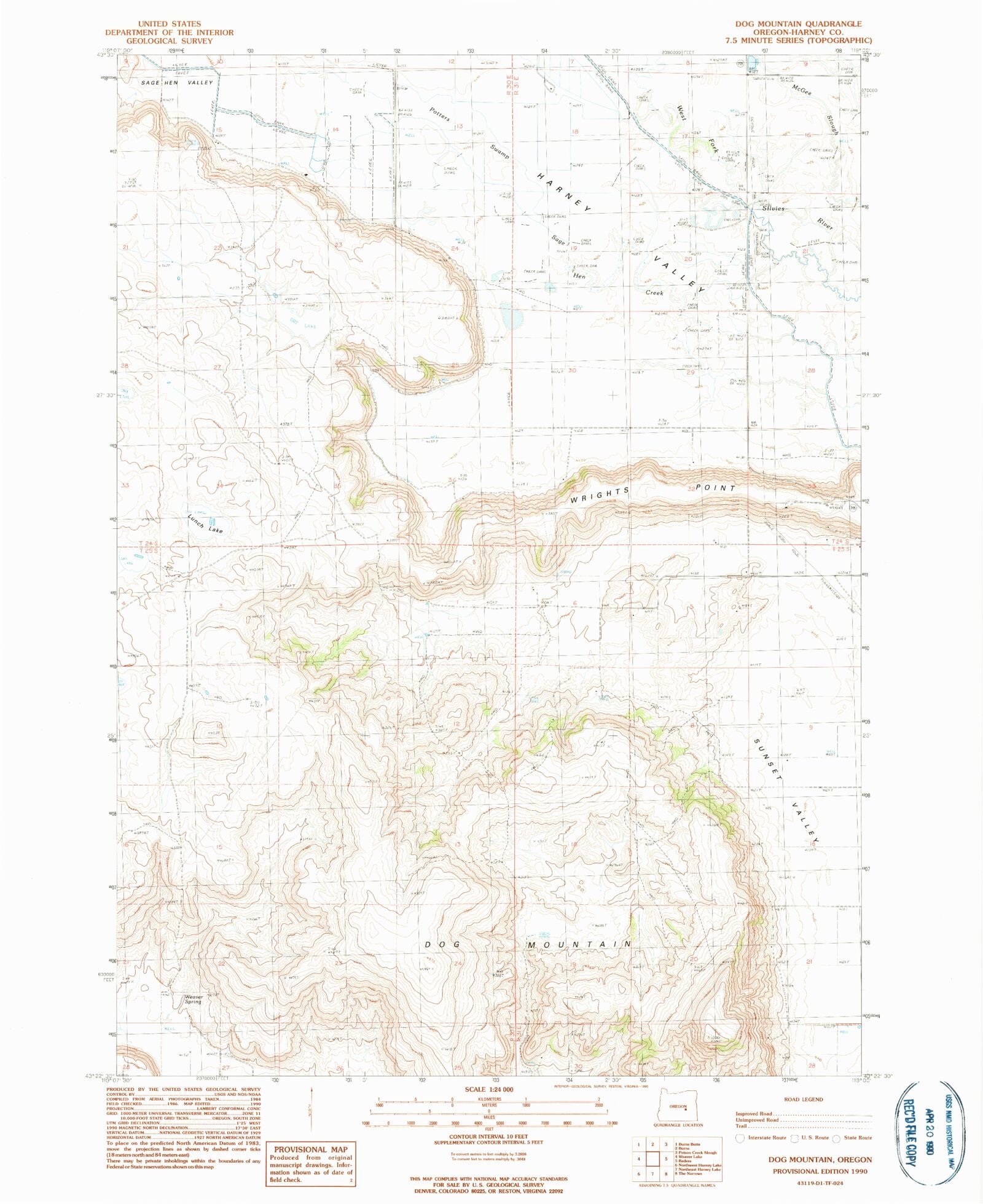 Classic USGS Dog Mountain Oregon 7.5'x7.5' Topo Map – MyTopo Map Store