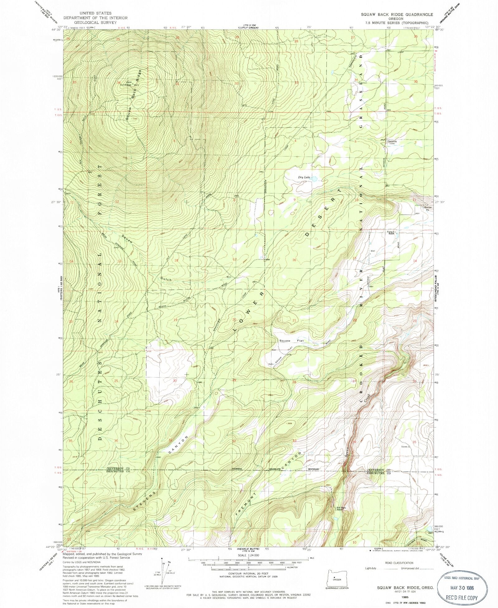 Classic USGS Akawa Butte Oregon 7.5'x7.5' Topo Map – MyTopo Map Store