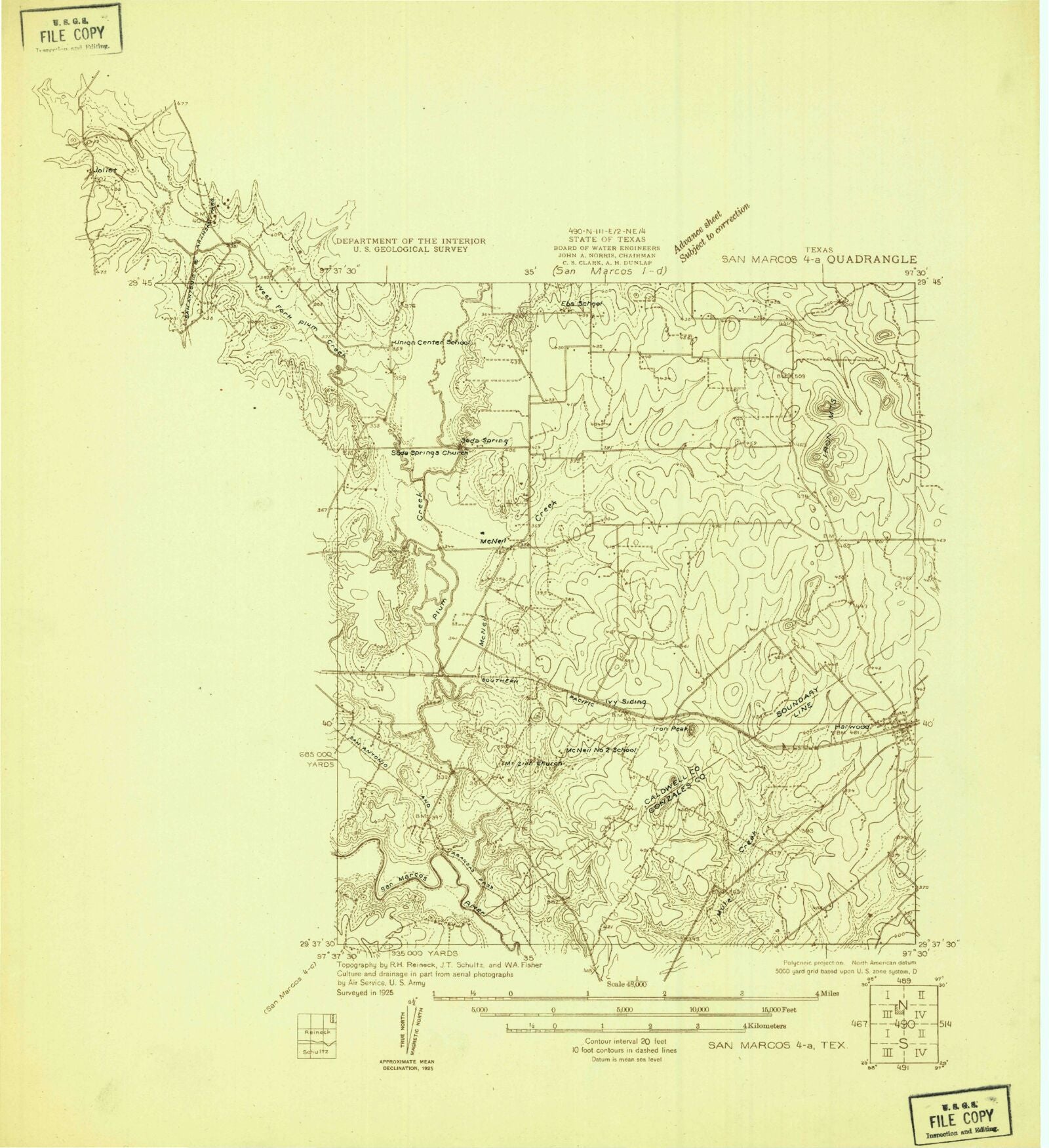 Classic USGS Harwood Texas 7.5'x7.5' Topo Map – MyTopo Map Store