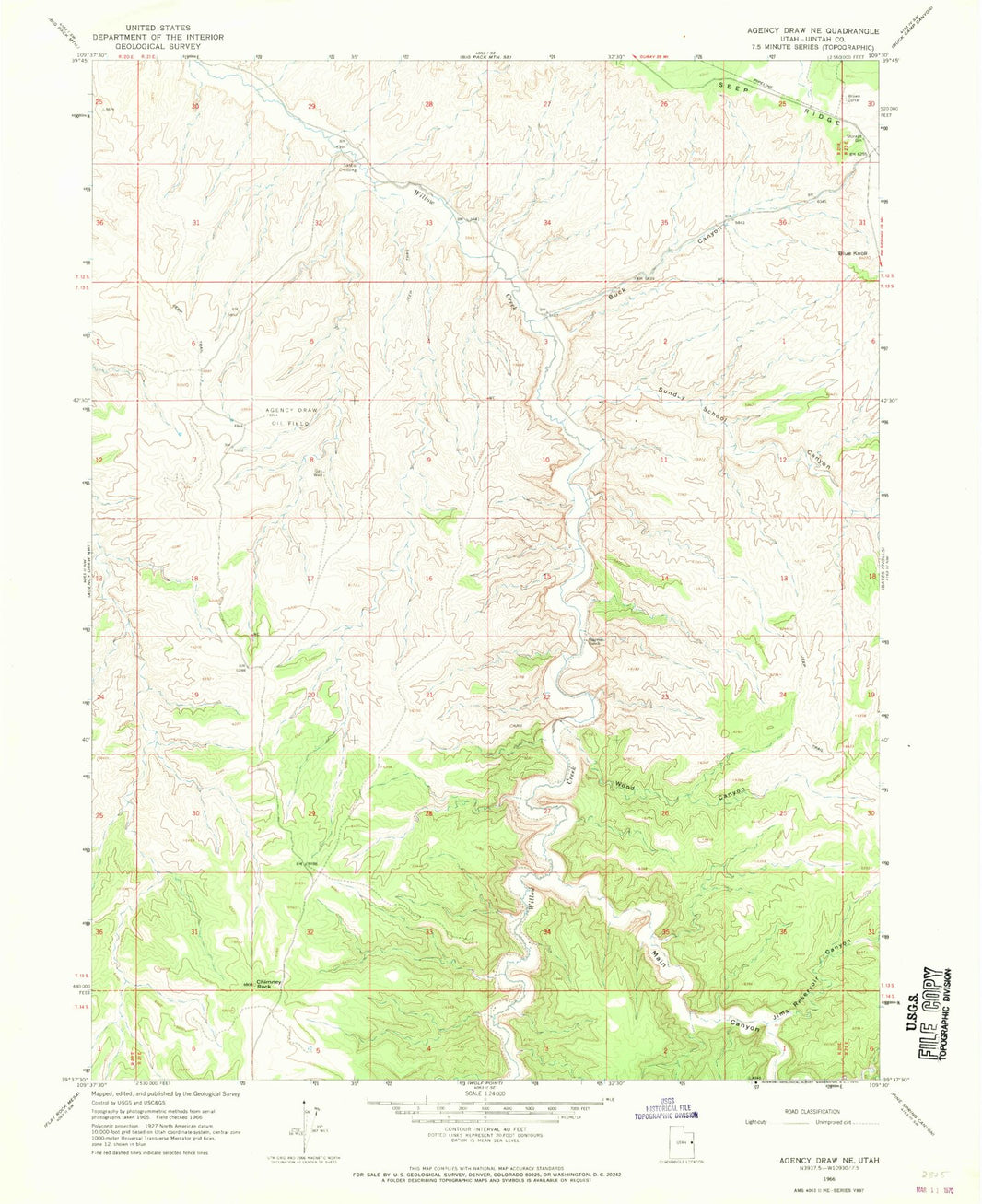 Classic USGS Quads (7.5' series) – tagged "State of Utah" – MyTopo Map ...