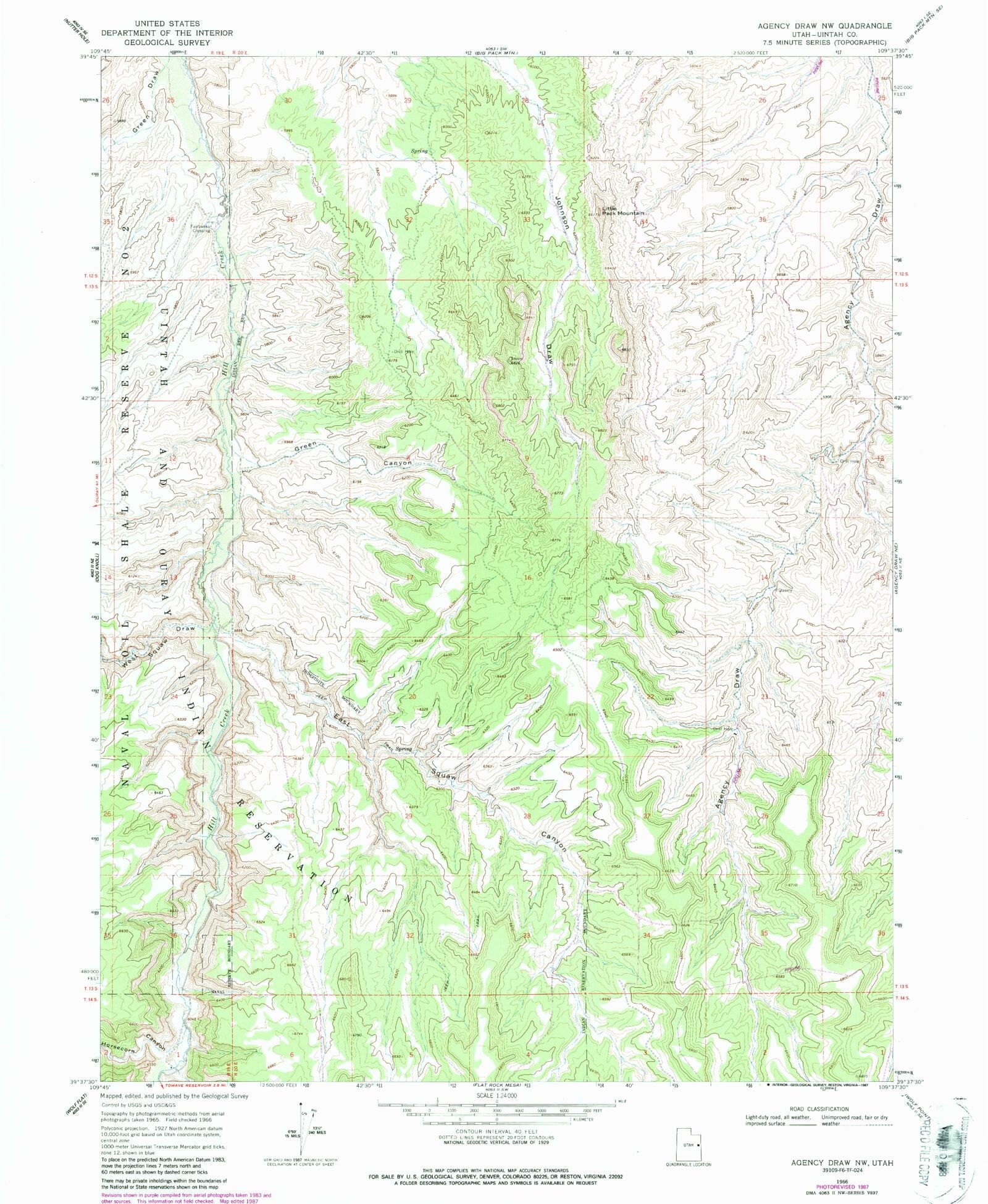 Classic USGS Quads (7.5' series) – tagged "State of Utah" – MyTopo Map ...