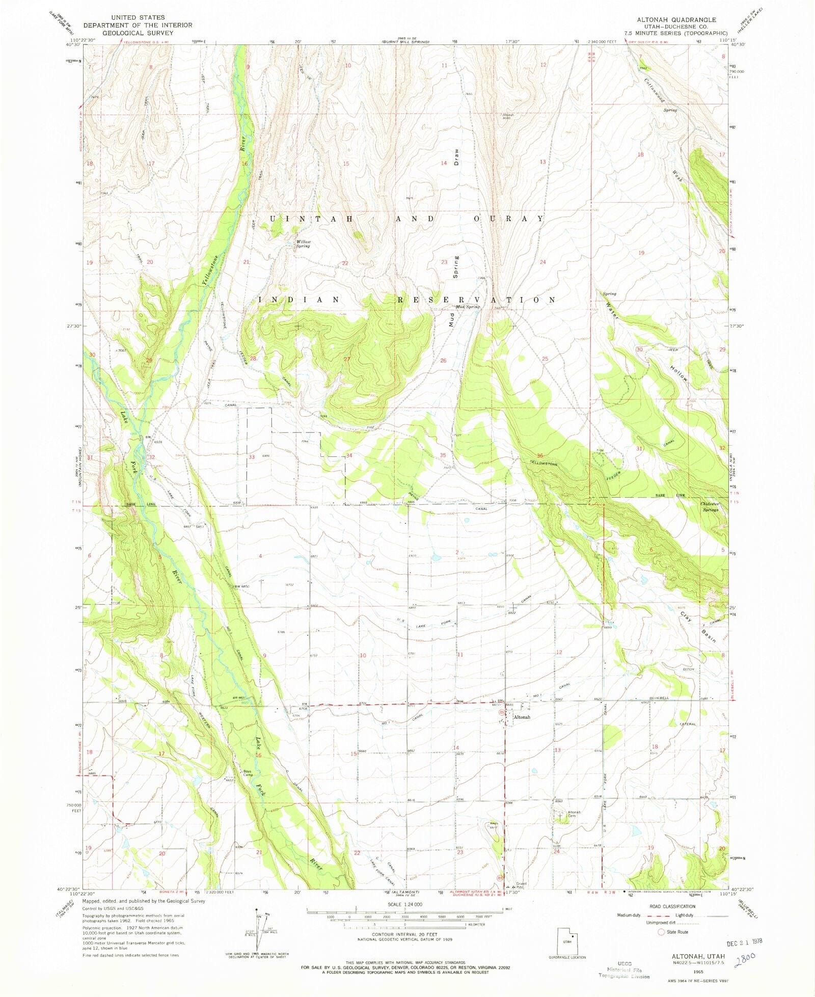 Classic USGS Quads (7.5' series) – tagged "State of Utah" – MyTopo Map ...