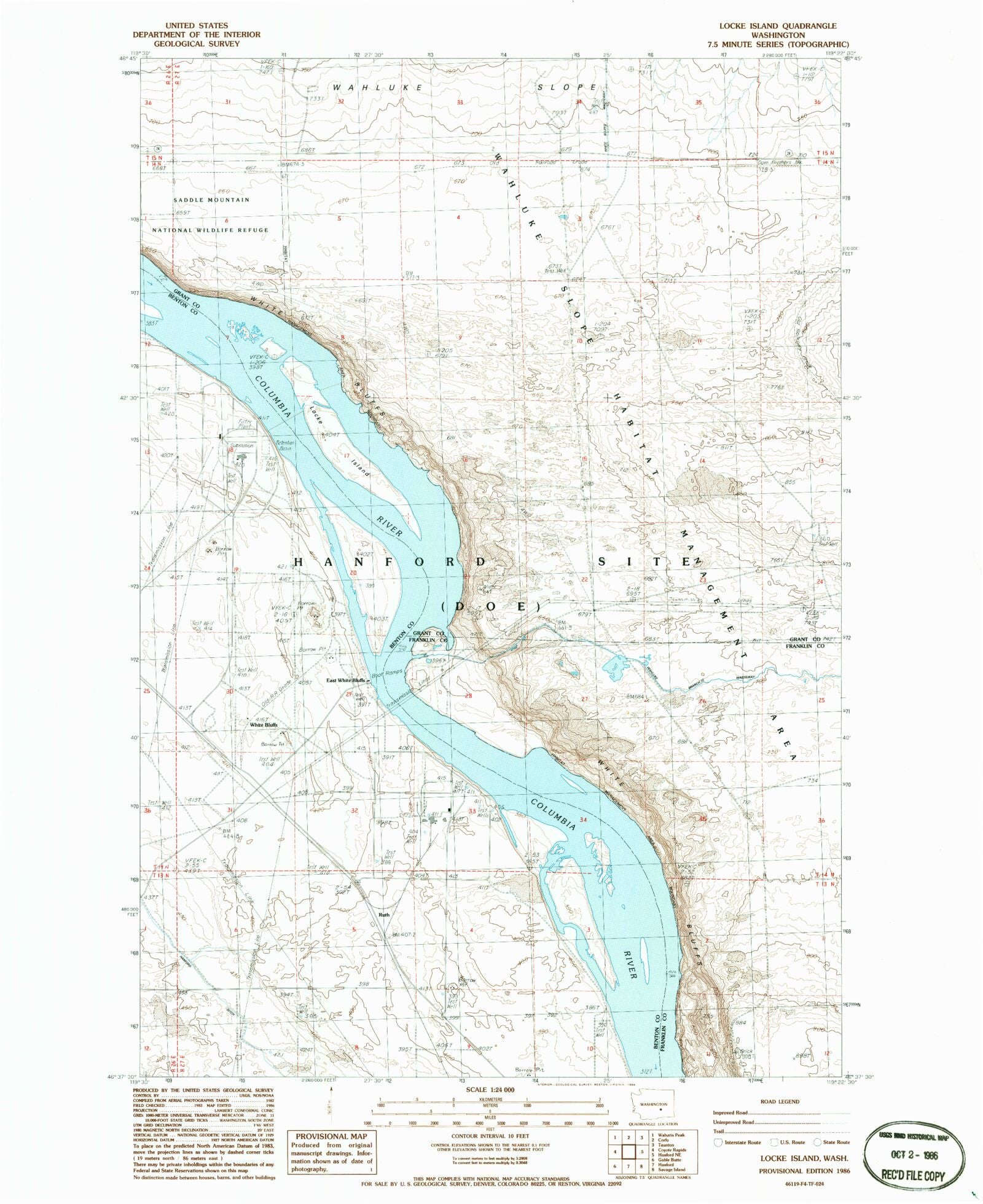 Classic USGS Locke Island Washington 7.5'x7.5' Topo Map – MyTopo Map Store