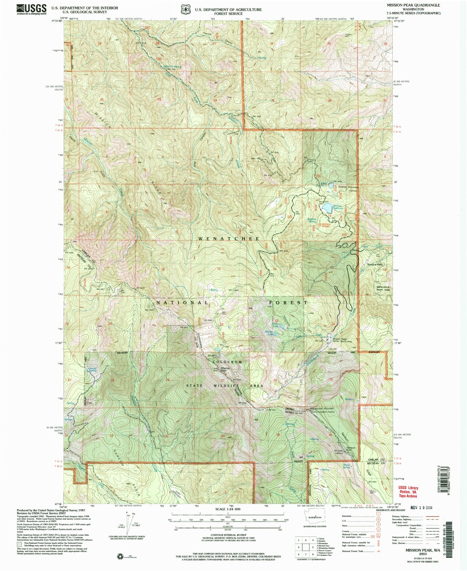 Classic USGS Mission Peak Washington 7.5'x7.5' Topo Map – MyTopo Map Store