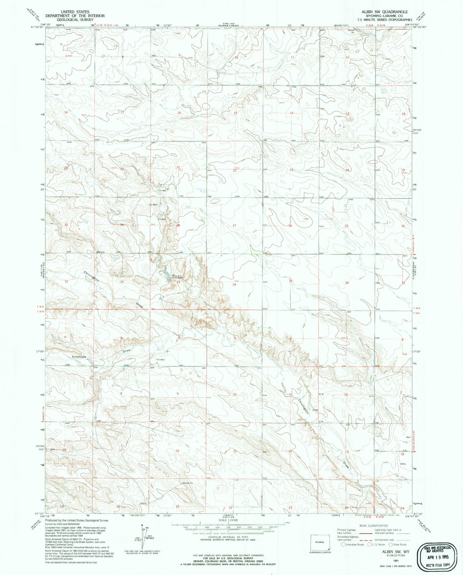 Classic USGS Quads (7.5' series) – tagged "State of Wyoming" – MyTopo ...